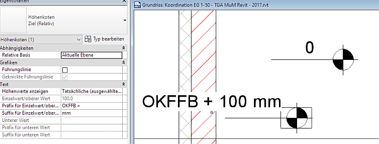 Revit - Höhencode individuell setzen